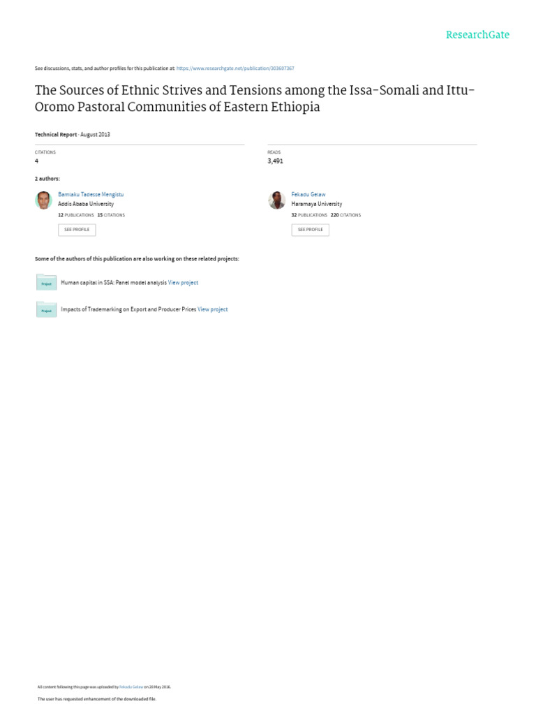 Issa - sOMALI AND Ituu Oromo | PDF | Ethiopia | Pastoralism