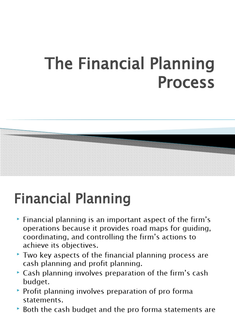 The Financial Planning Process | PDF | Budget | Financial Plan