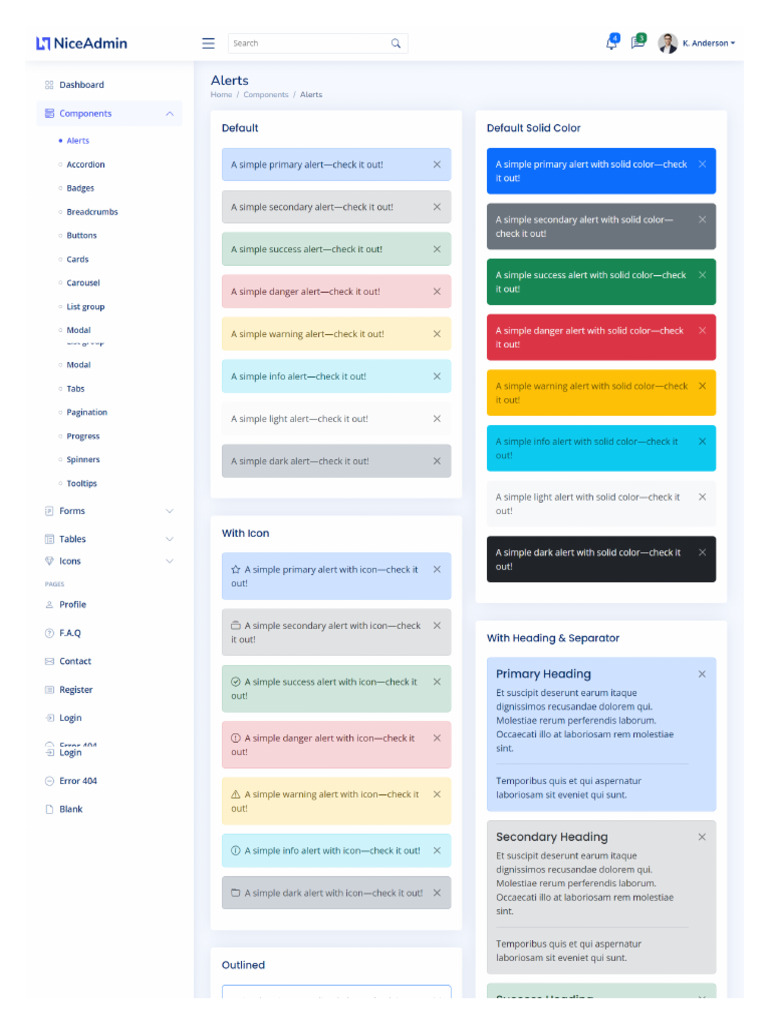 Screencapture File C Users Alici Downloads Compressed NiceAdmin Components Alerts HTML 2024 06 ...