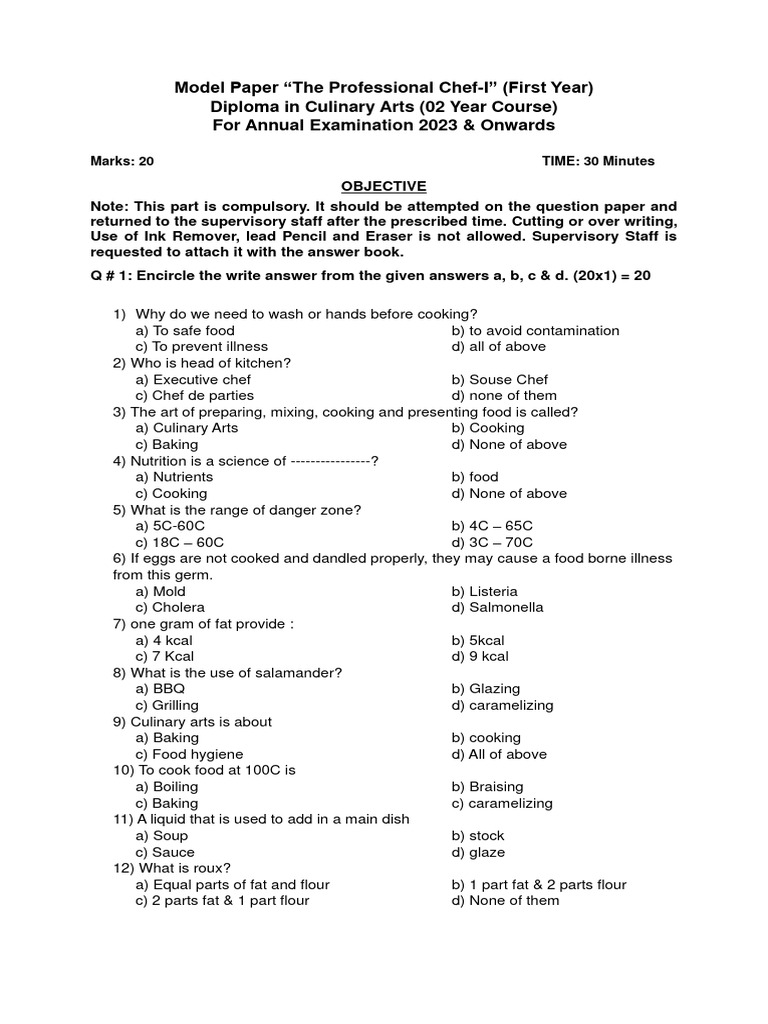 The Professional Chef-I | PDF | Cooking | Food And Drink Preparation