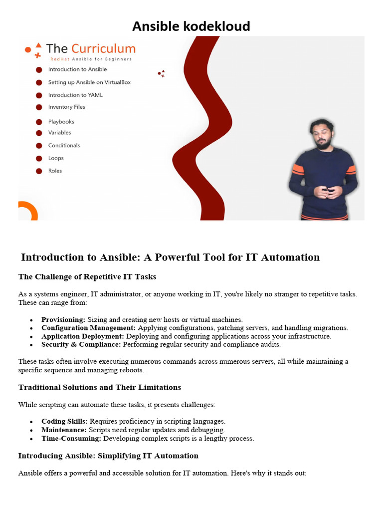 Ansible Kodekloud | PDF | Virtual Machine | Cloud Computing