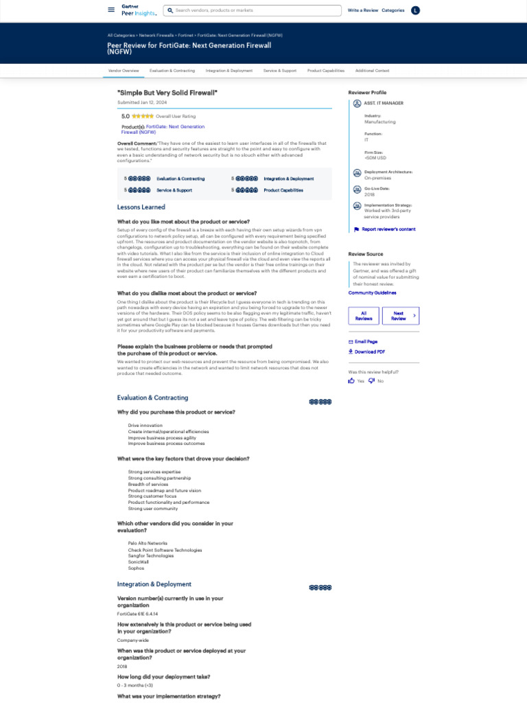 Review_Network Firewalls_Fortinet_FortiGate_ Next Generation Firewall ...
