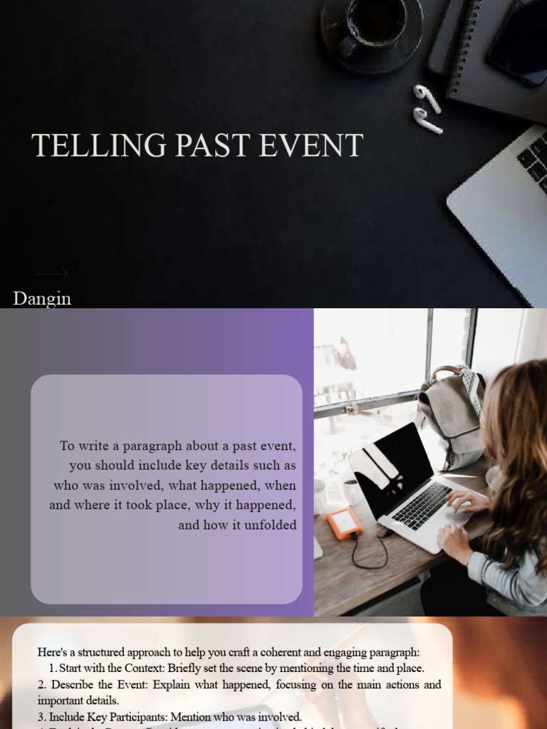 Lets Talk About Past Event | Download Free PDF | Verb | Subject (Grammar)