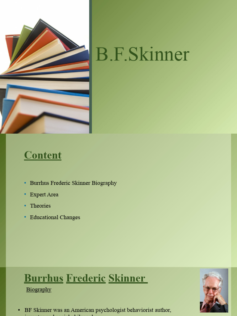 B.F.Skinner | PDF