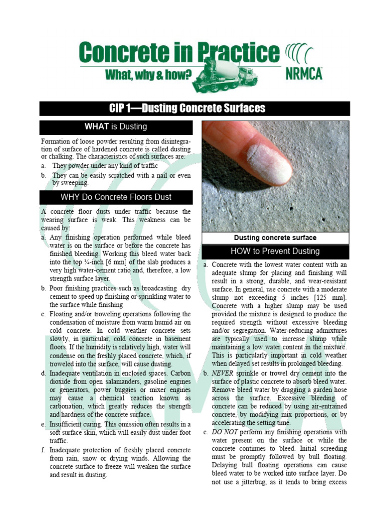 Concrete in Practice 1 | PDF | Concrete | Flooring