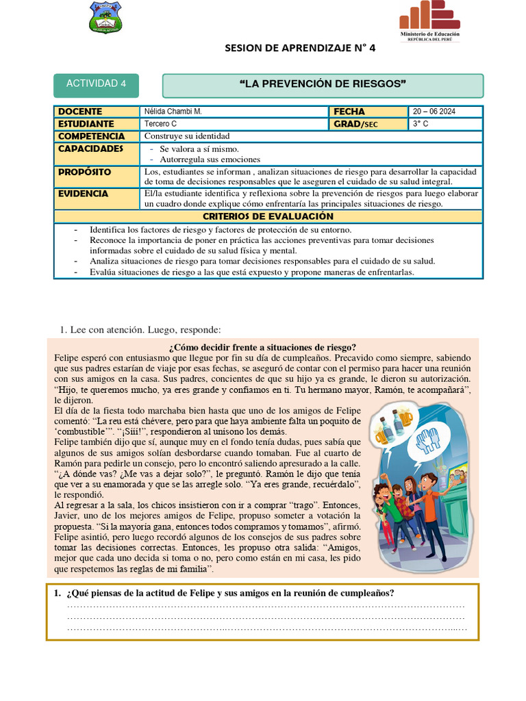 Actv.04-Uni.1 2024 PDF | PDF | Violencia | Autonomía