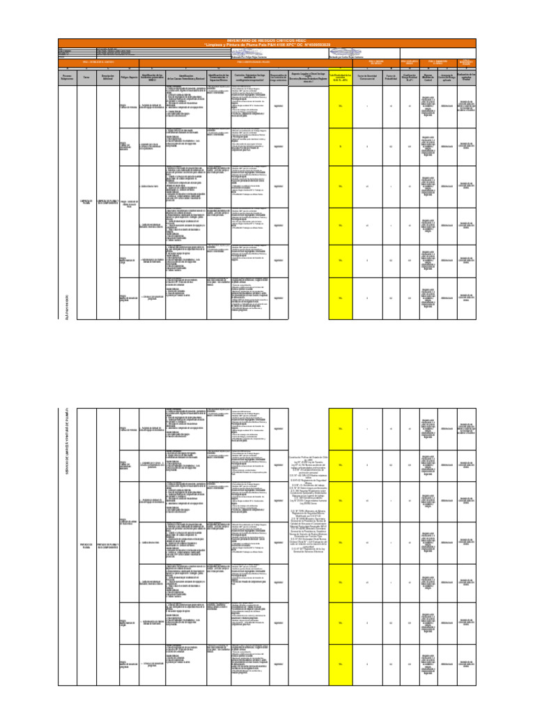 Evaluación de Riesgos HSEC | PDF | Riesgo