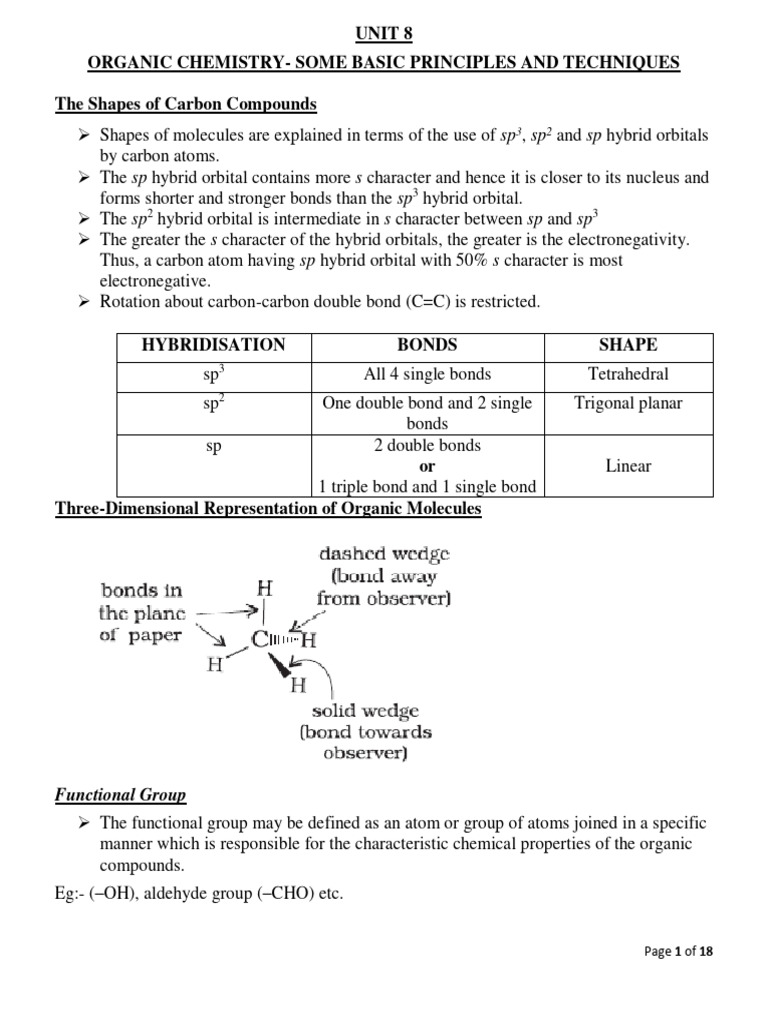 Class 11 Chapter 8 - ORGANIC CHEMISTRY | PDF | Distillation ...