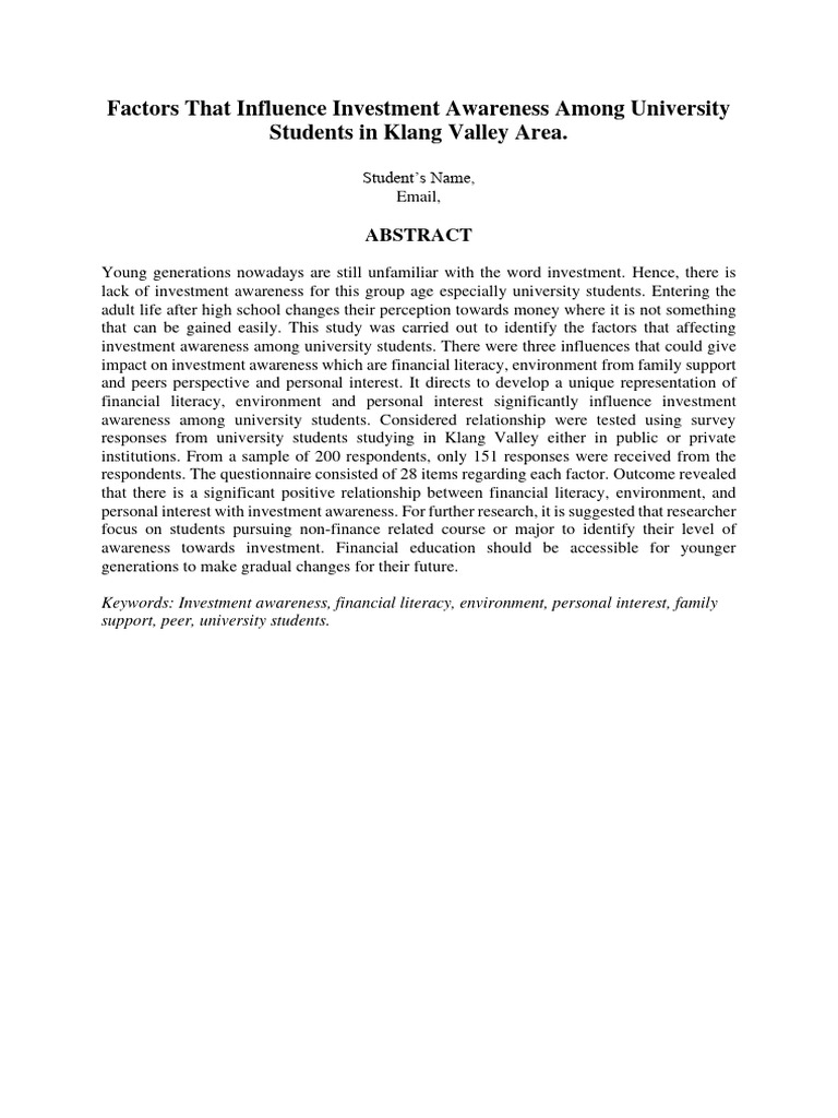 Research - Topic Review (Sample) | PDF | Survey Methodology | Motivation