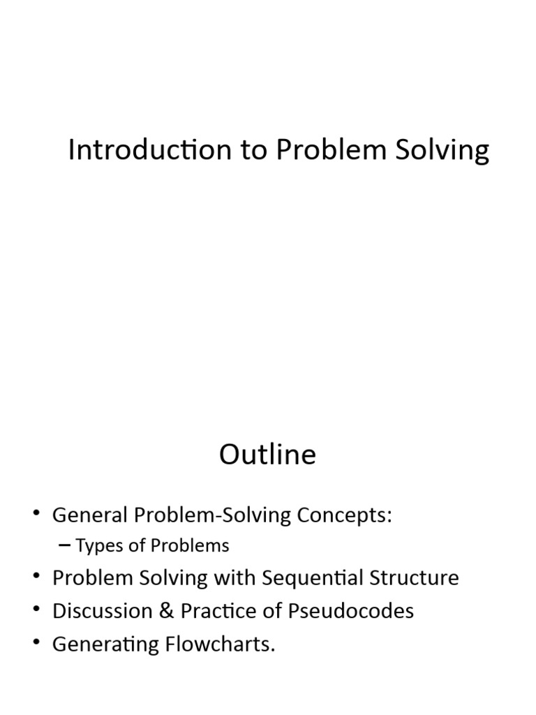 Intro Problemsolving | PDF | Computer Program | Programming Intro Problemsolving | PDF | Computer Program | Programming