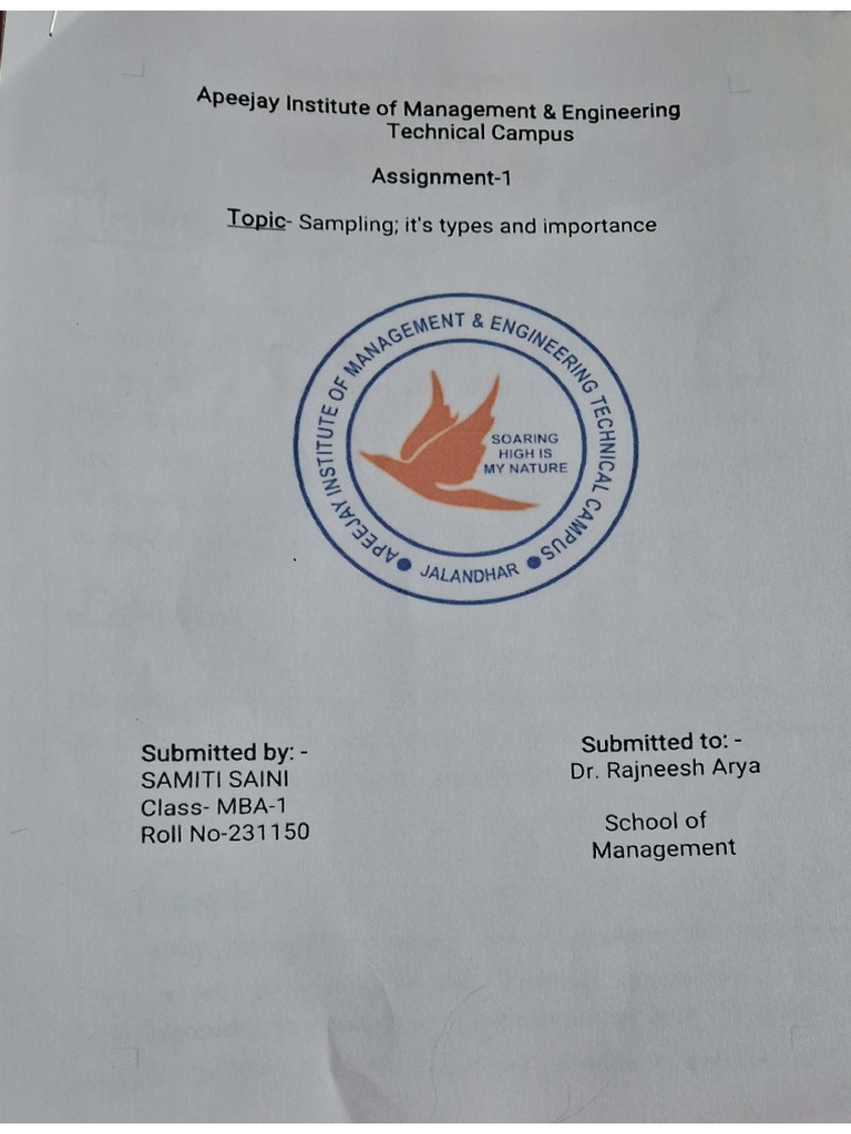 Assignment 1 Business Analytics For Decision Making Pdf