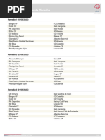 Calendario Segunda División 2025-2026 | PDF | la Liga | Asociación ...