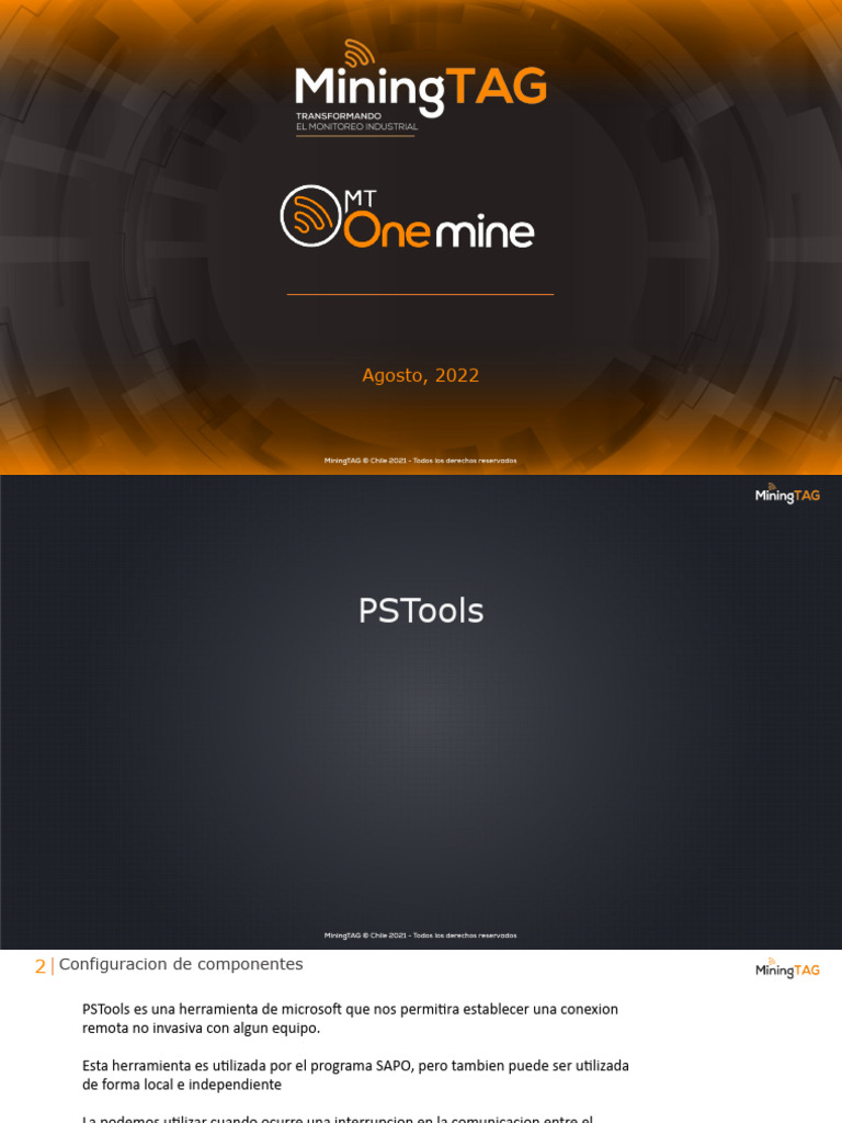 VNC Pstools | PDF | Servidor (Computación) | Tecnologías de la información