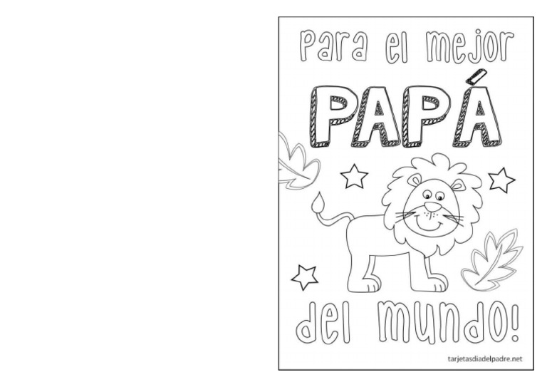 Actividad Dia Del Padre | PDF