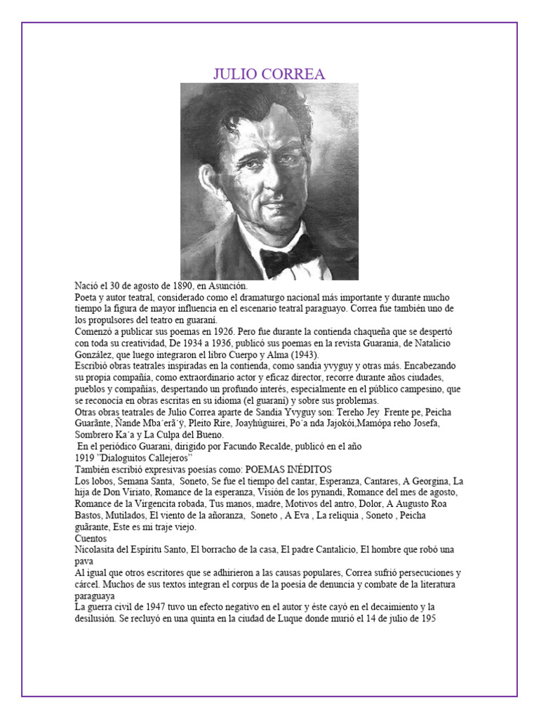 Julio Correa | PDF