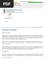 PCC Application Document Checklist | PDF | Travel Visa | Passport