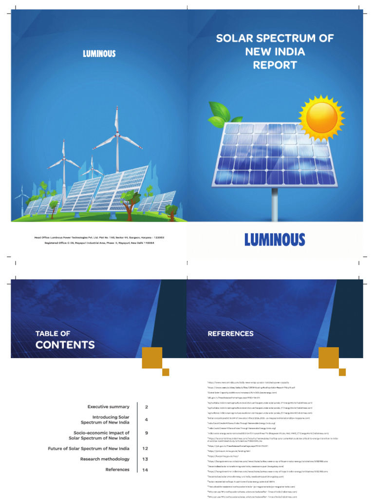 Luminous Power Technologies' Solar Spectrum of New India' Research ...