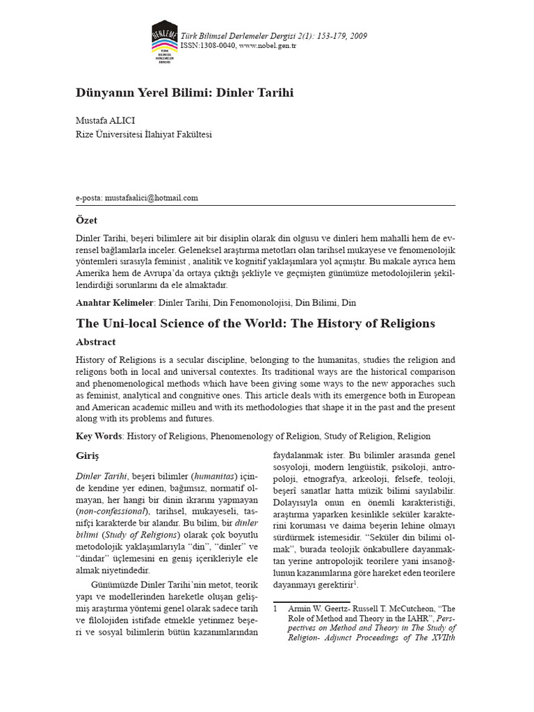 Dinler Tarihi | PDF