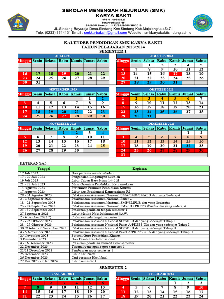 Kaldik Ta 2023-2024 Jabar | PDF