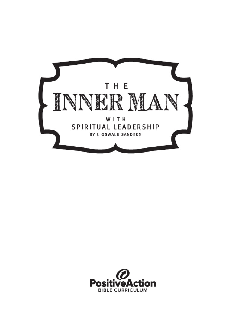 The Inner Man - TM Sample | PDF | Faith | Jesus