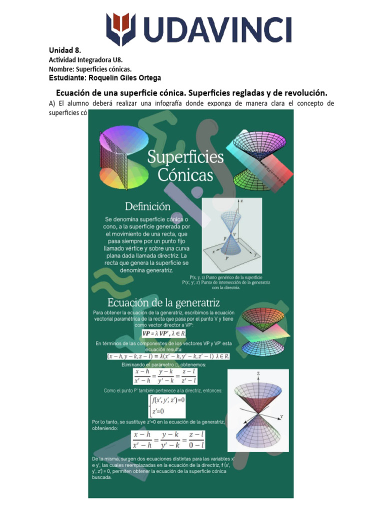 Actividad Integradora 5 U8 Roquelin Giles Ortega | PDF