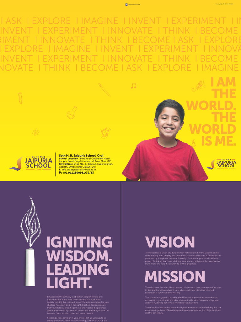 Brochure New | PDF | Curriculum | Schools