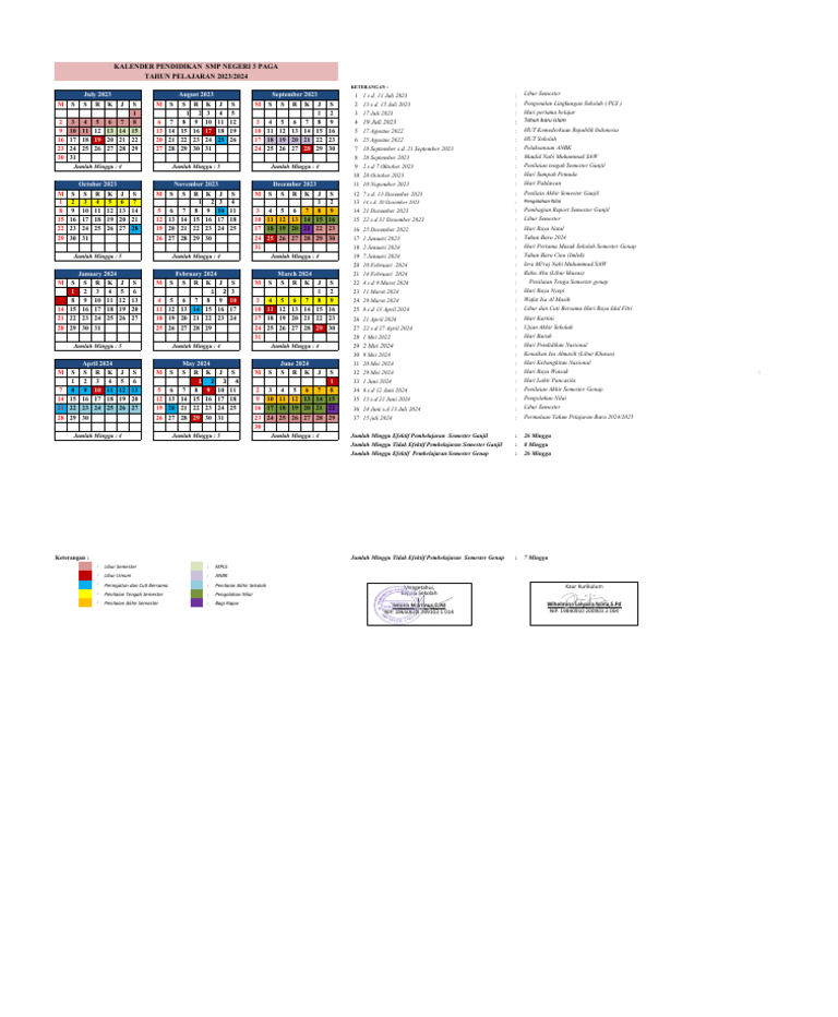 Kalender Pendidikan | PDF