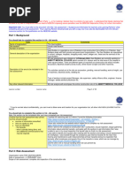 Unit IG2 Risk Assessment Sample-V5.2 | PDF | Risk | Risk Assessment