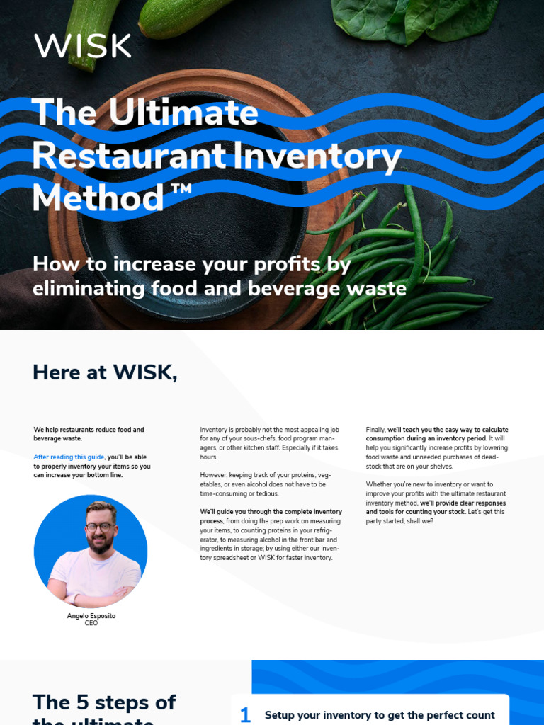 The Ultimate Restaurant Inventory Method | PDF | Inventory | Spreadsheet