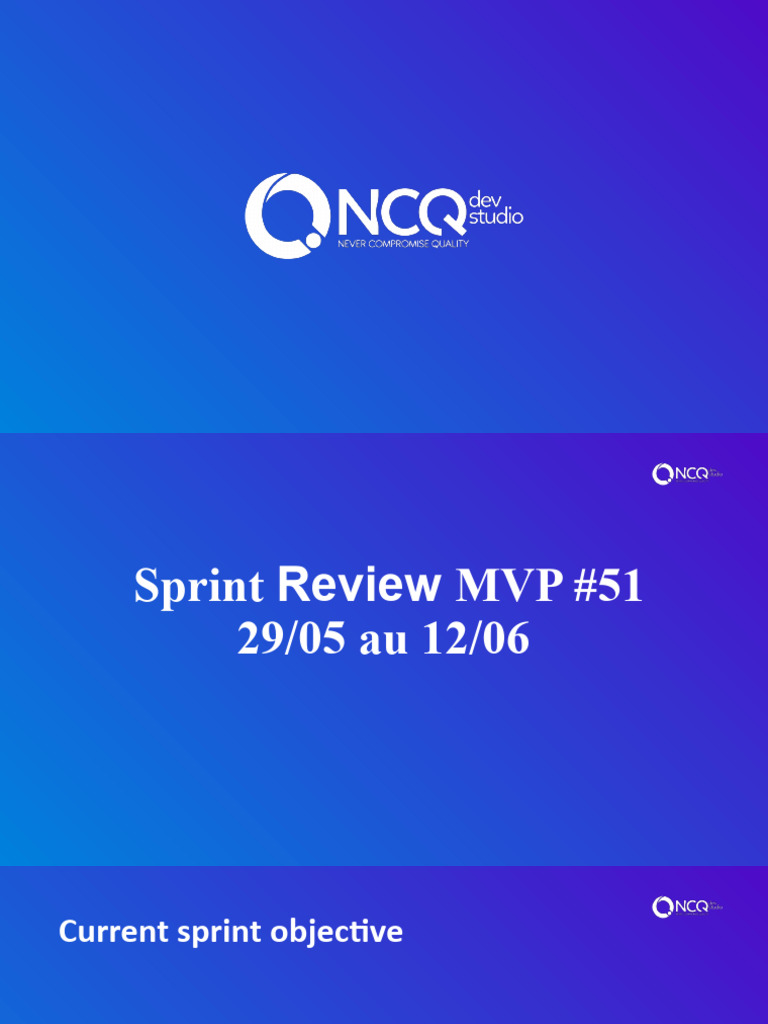 Sprint 51 Review Slides | PDF | Informatique | Logiciel
