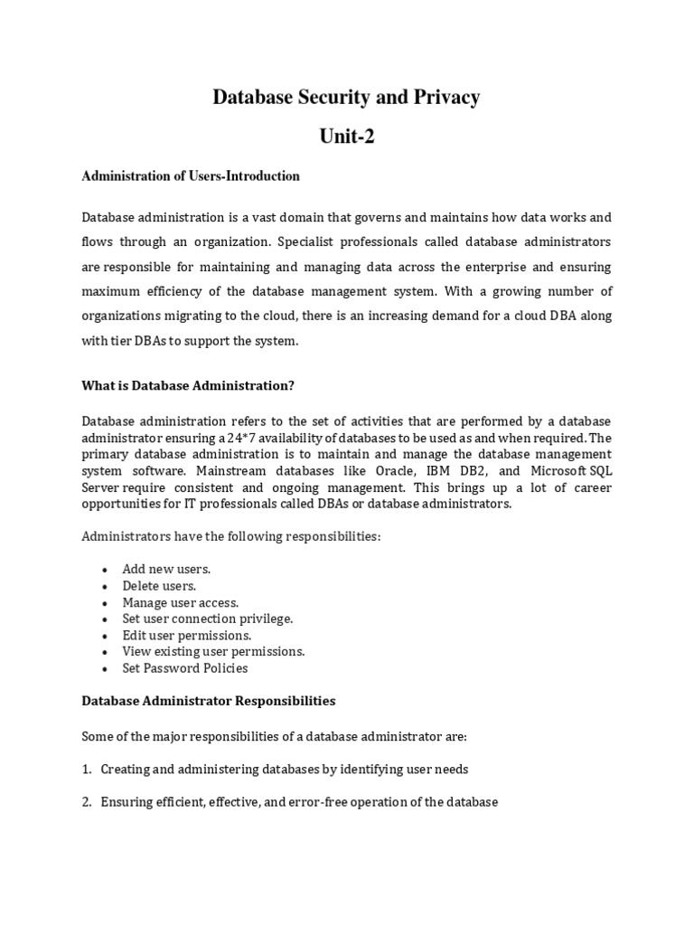 DSP Unit-2 Final | PDF | Databases | Microsoft Sql Server