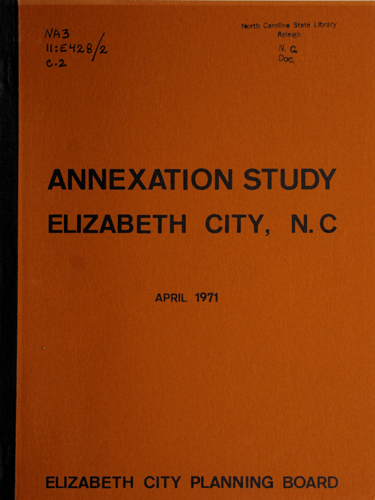 Annexation Study e 00 Eliz | PDF | Taxes | Economies