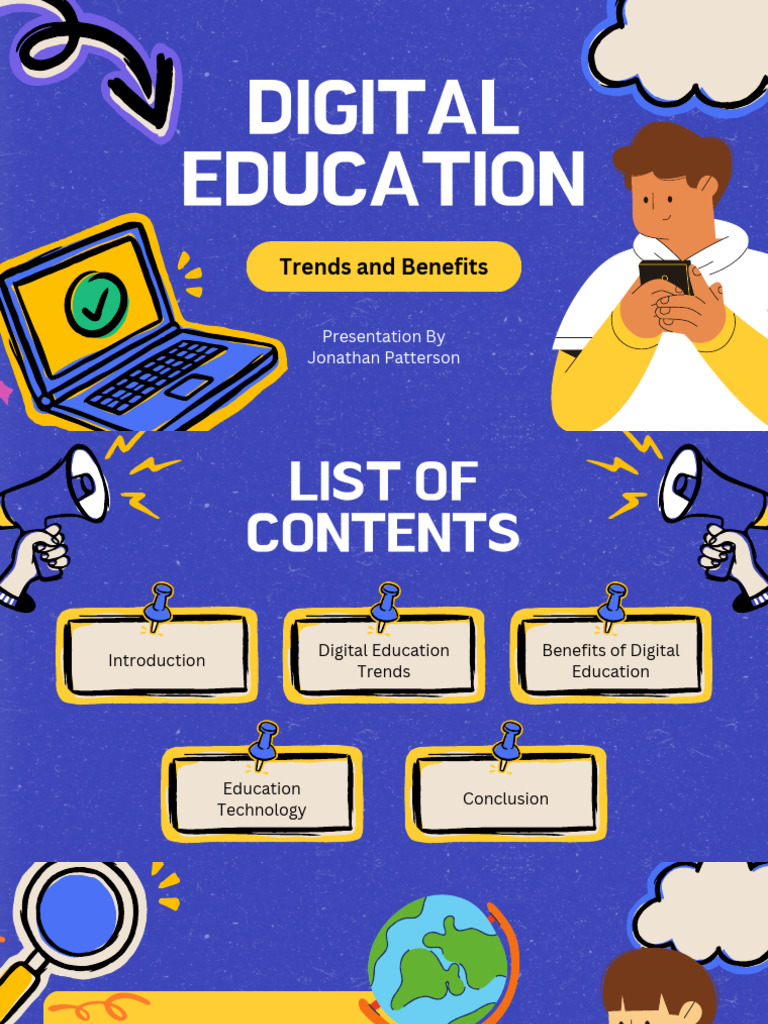 Blue and Yellow Illustrative Digital Education Presentation - 20240607 - 015300 - 0000 ...