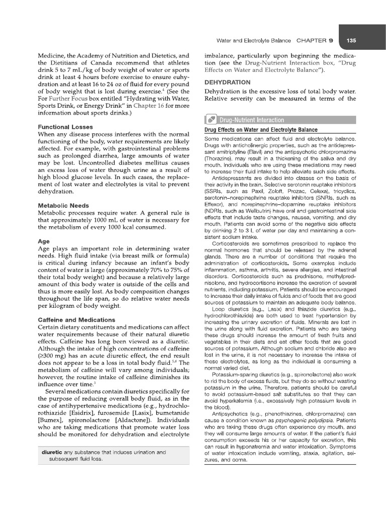Dehydration Small Notes | PDF