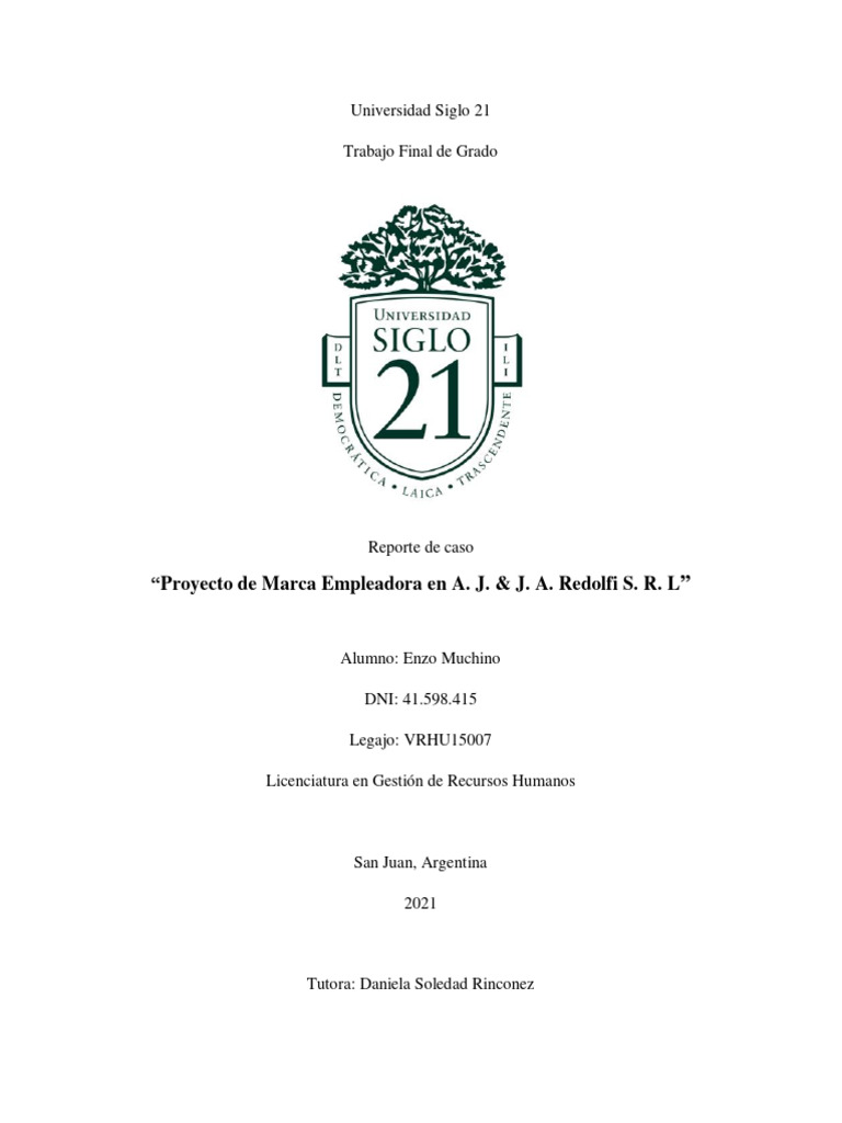 T1 Muchino | PDF | Gestión de recursos humanos | Business