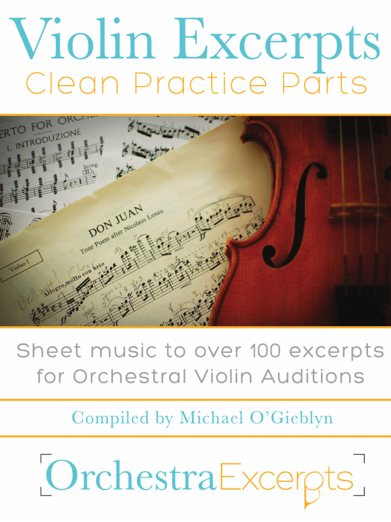 Violin Excerpts Clean Practice Parts 6th Ed | PDF | Richard Strauss | Symphony