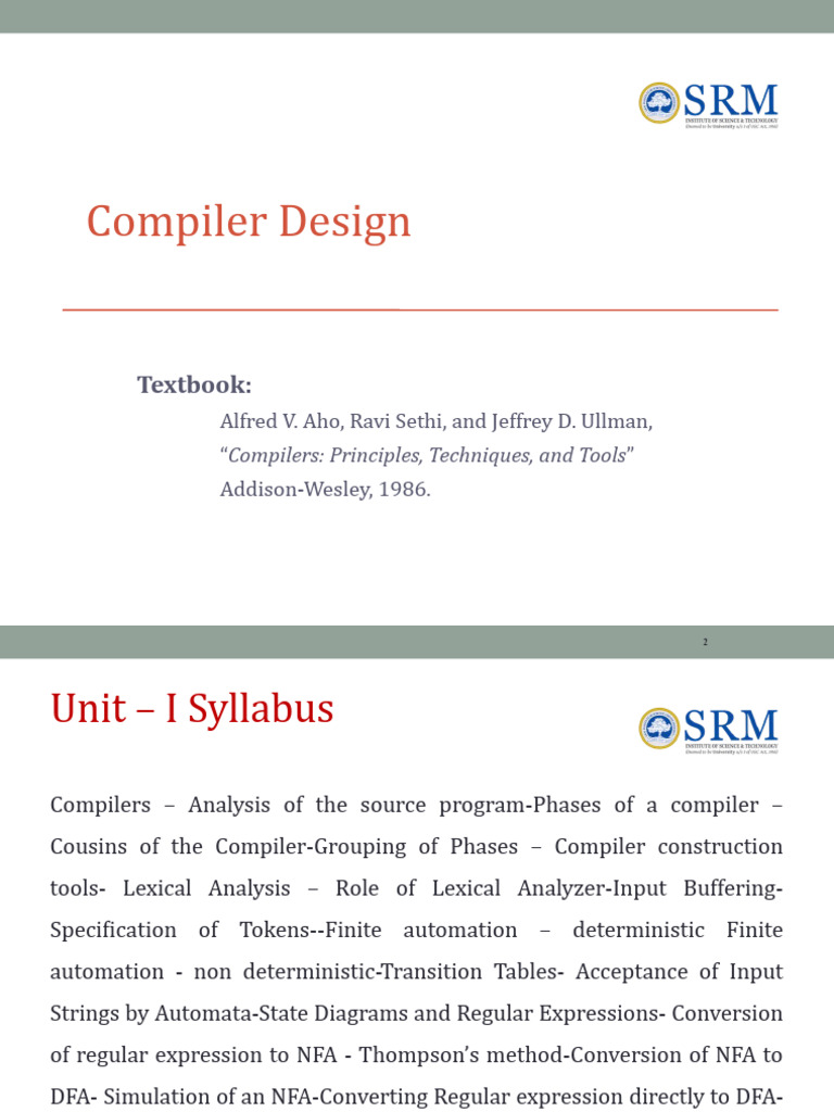 Compiler Design: Phases and Analysis | PDF | Parsing | Computing