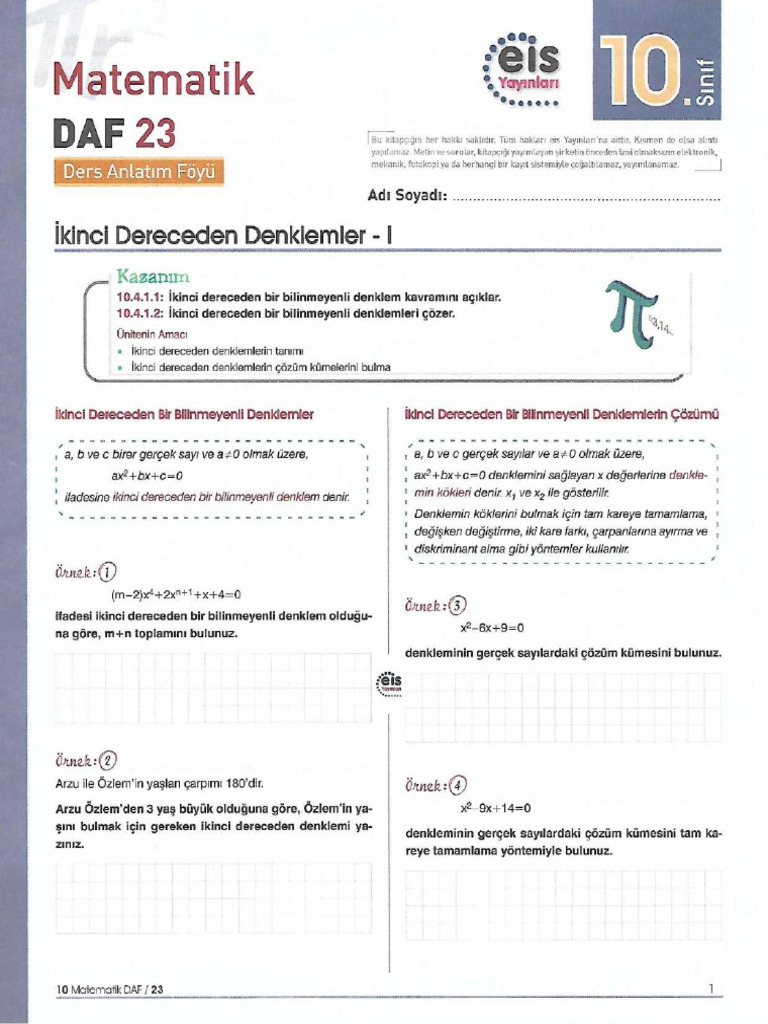 Eis 10 Matematik 2-Compressed | PDF