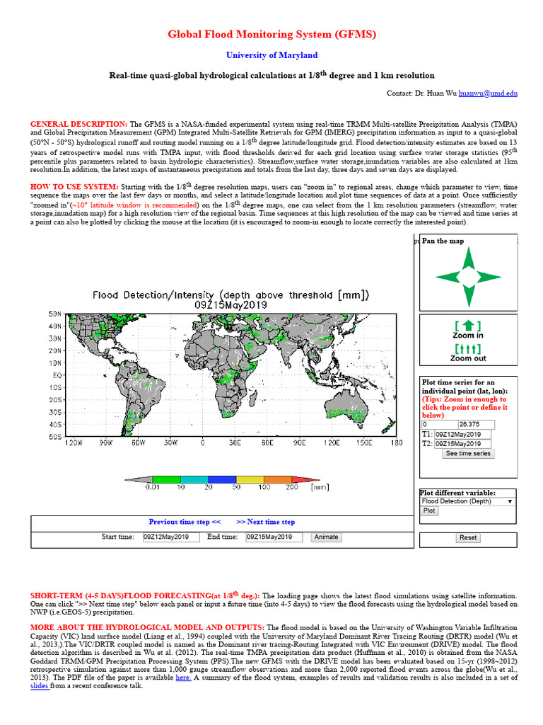 Global Flood Monitoring System | Download Free PDF | Flood | Hydrology