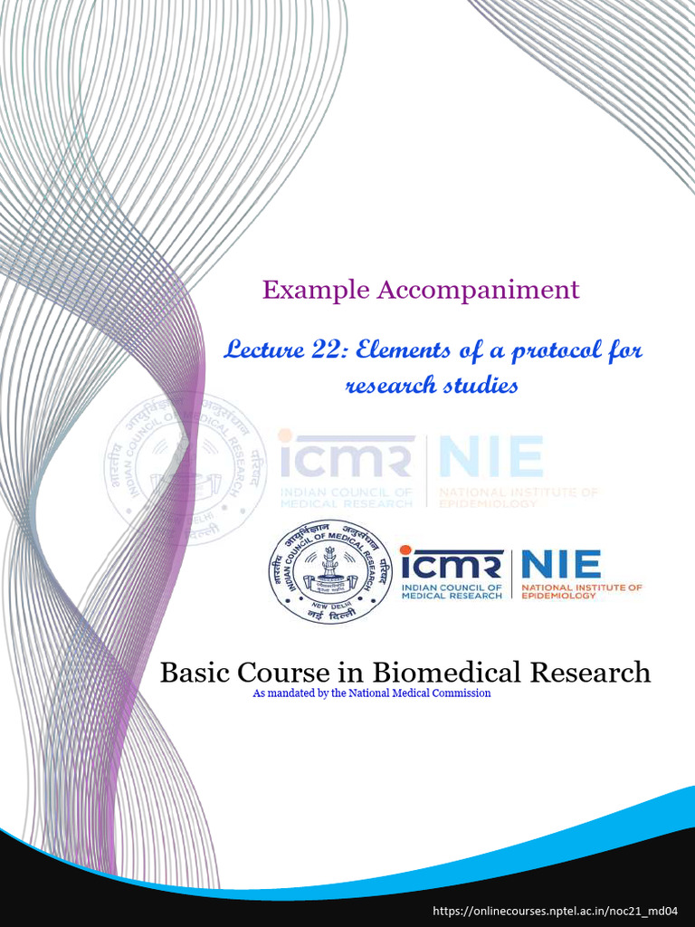 Elements of A Protocol For Research Studies | PDF | Science & Mathematics