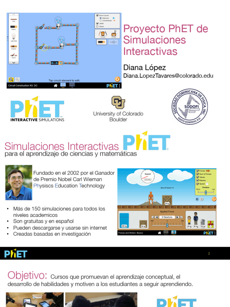 Clases A Distancia Usando Simulaciones Interactivas Phet Diana Lopez ...