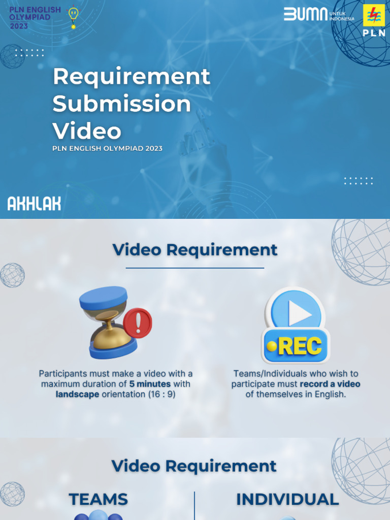 Video Submition Explanation | PDF
