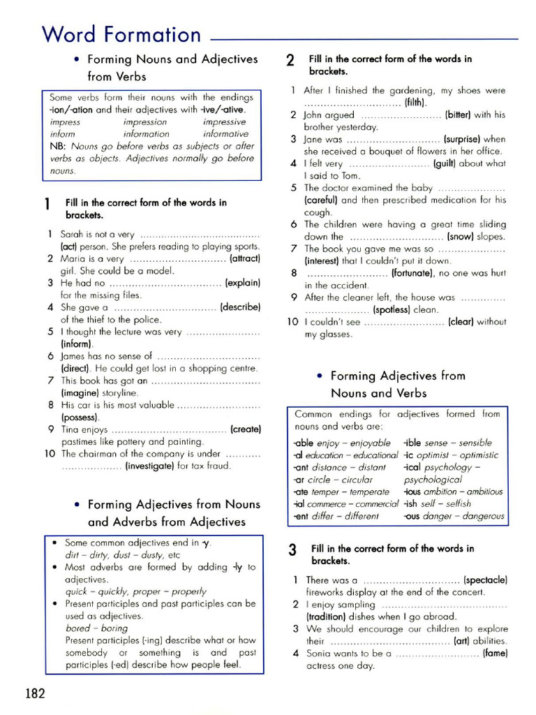 Click - On - 4 - Word Formation | PDF