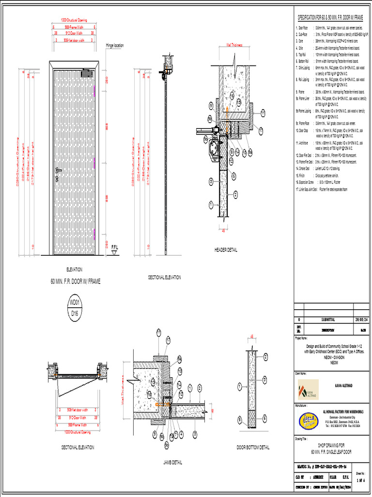 Shop Drawing | PDF | Buildings And Structures | Architectural Elements