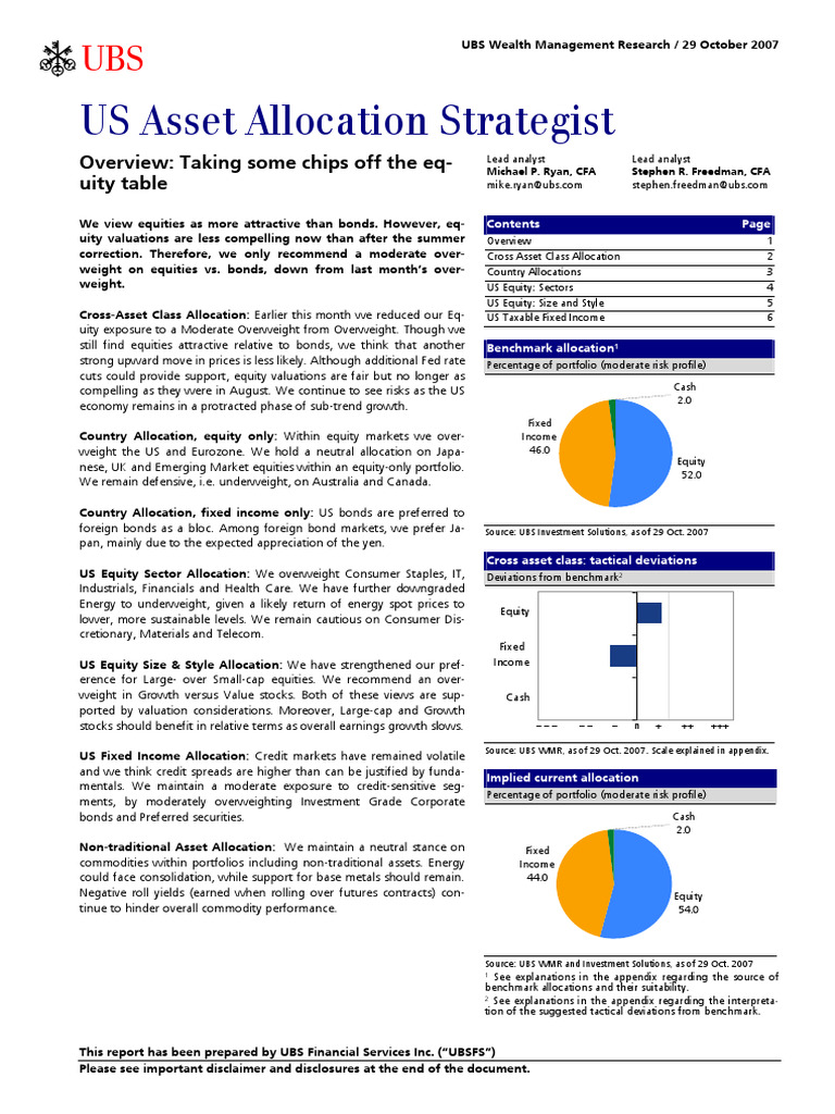 Global Asset Allocation | Download Free PDF | Asset Allocation | Yield ...