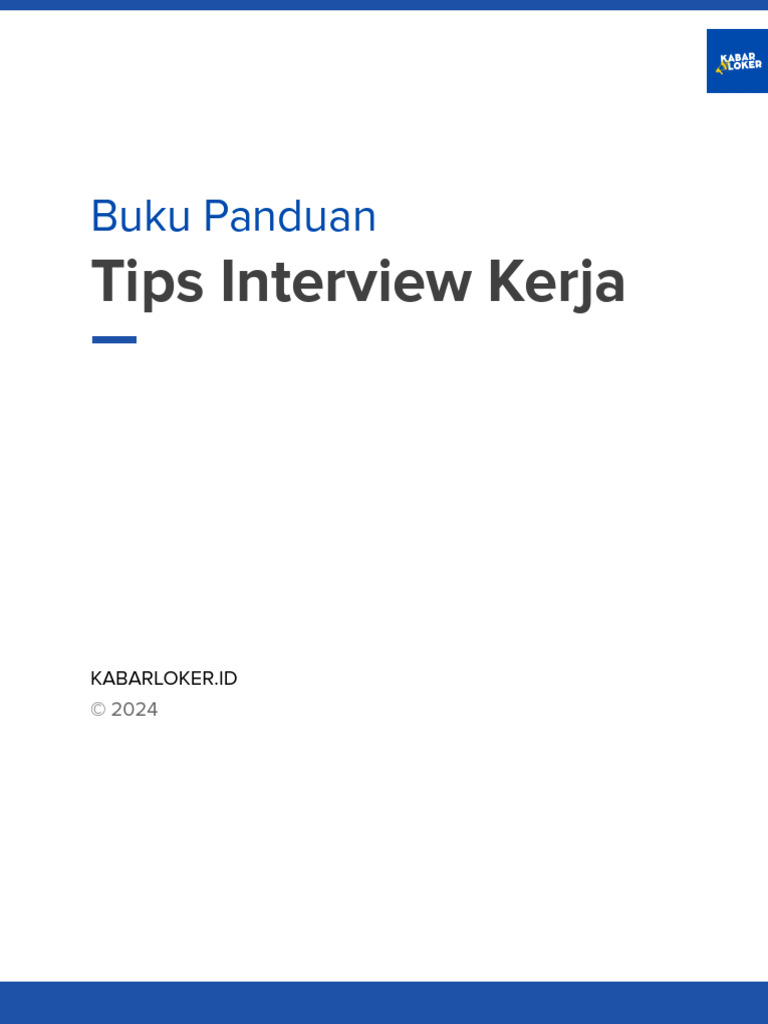 Panduan Interview Kerja | PDF