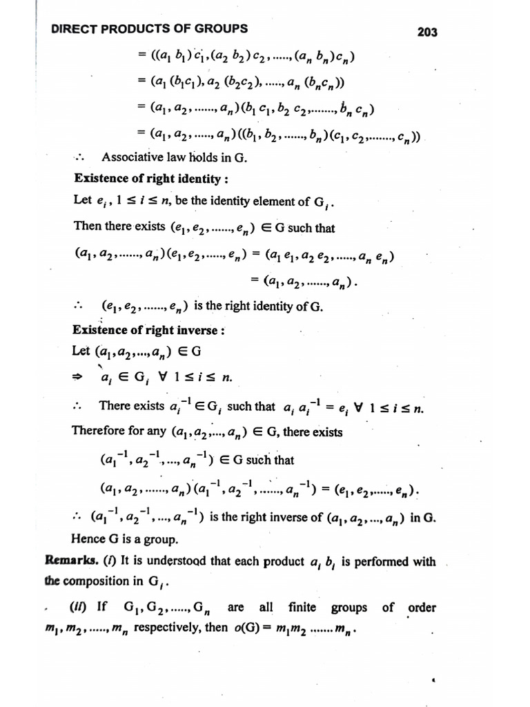 Pages From 1 Direct Product Groups-1 | PDF