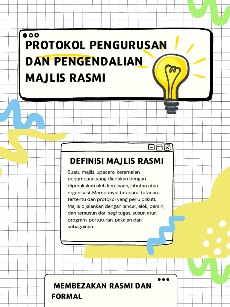 Protokol Pengurusan Dan Pengendalian Majlis Rasmi | PDF