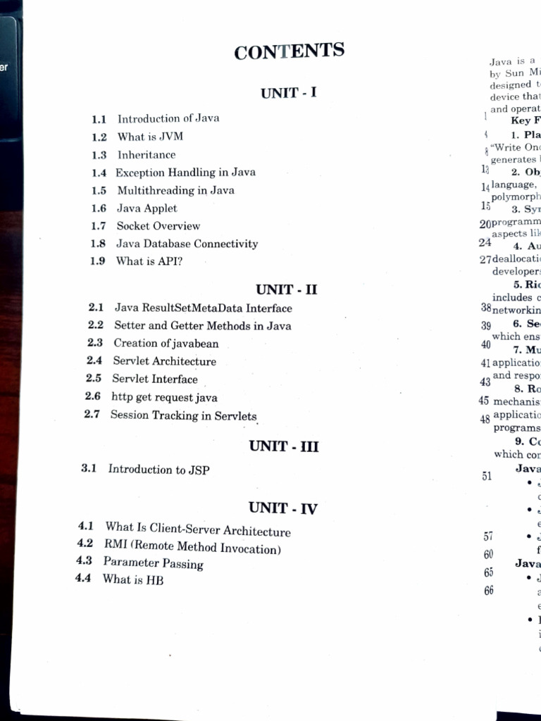 Advanced Java Aakash Sem6 | PDF