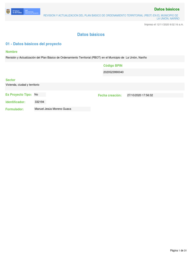 Mga Pbot | PDF | Planificación